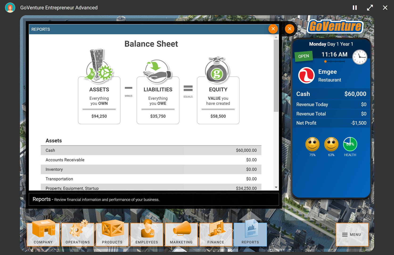 GoVenture Entrepreneur on Steam