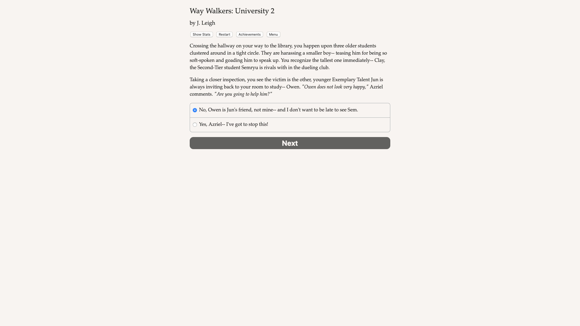 Way Walkers: University 2 on Steam