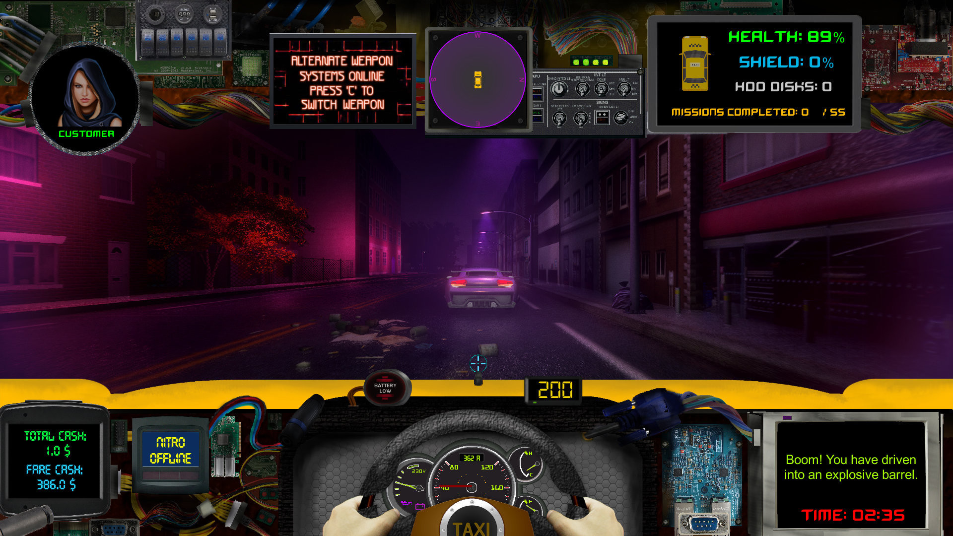 CyberTaxi on Steam