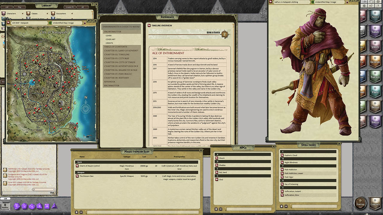 Fantasy Grounds - Pathfinder RPG - Chronicles: Dark Markets - A Guide ...