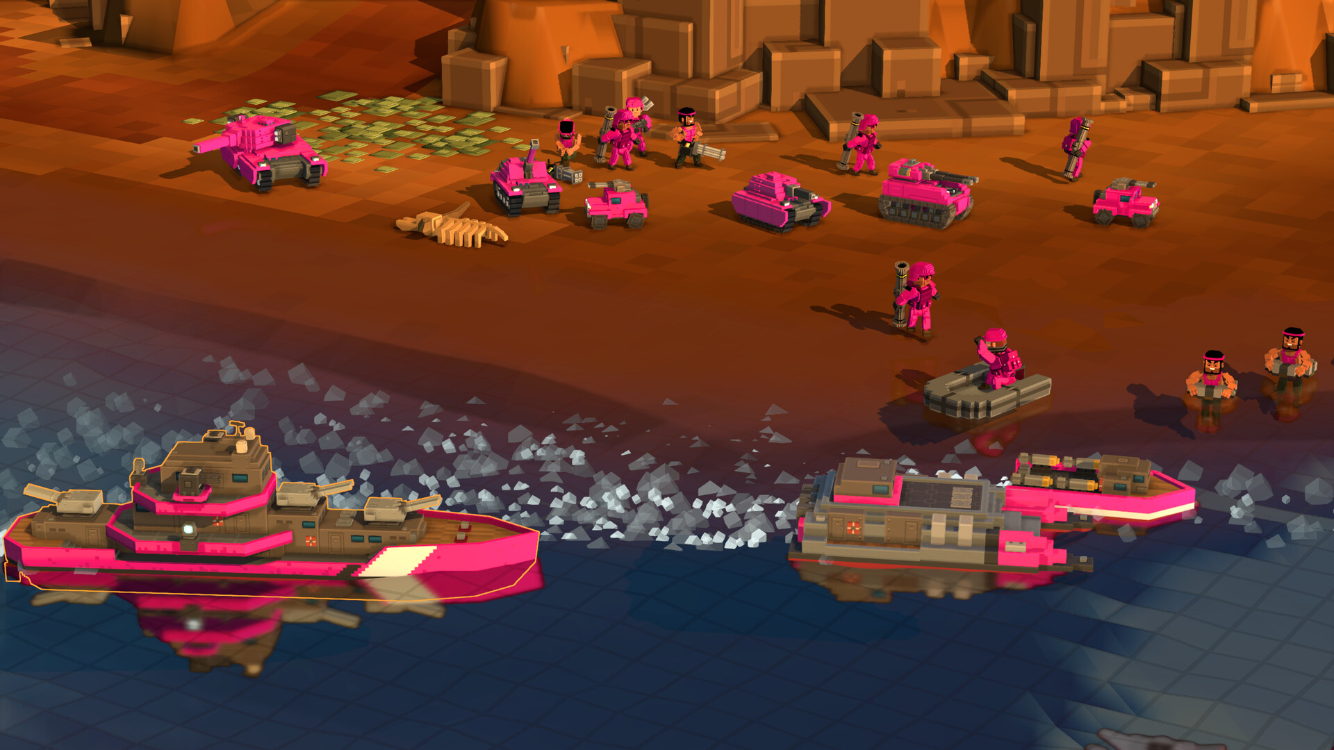 9-Bit Armies: A Bit Too Far on Steam