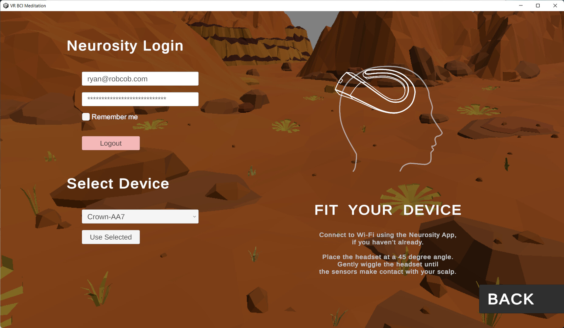 VR BCI Meditation on Steam