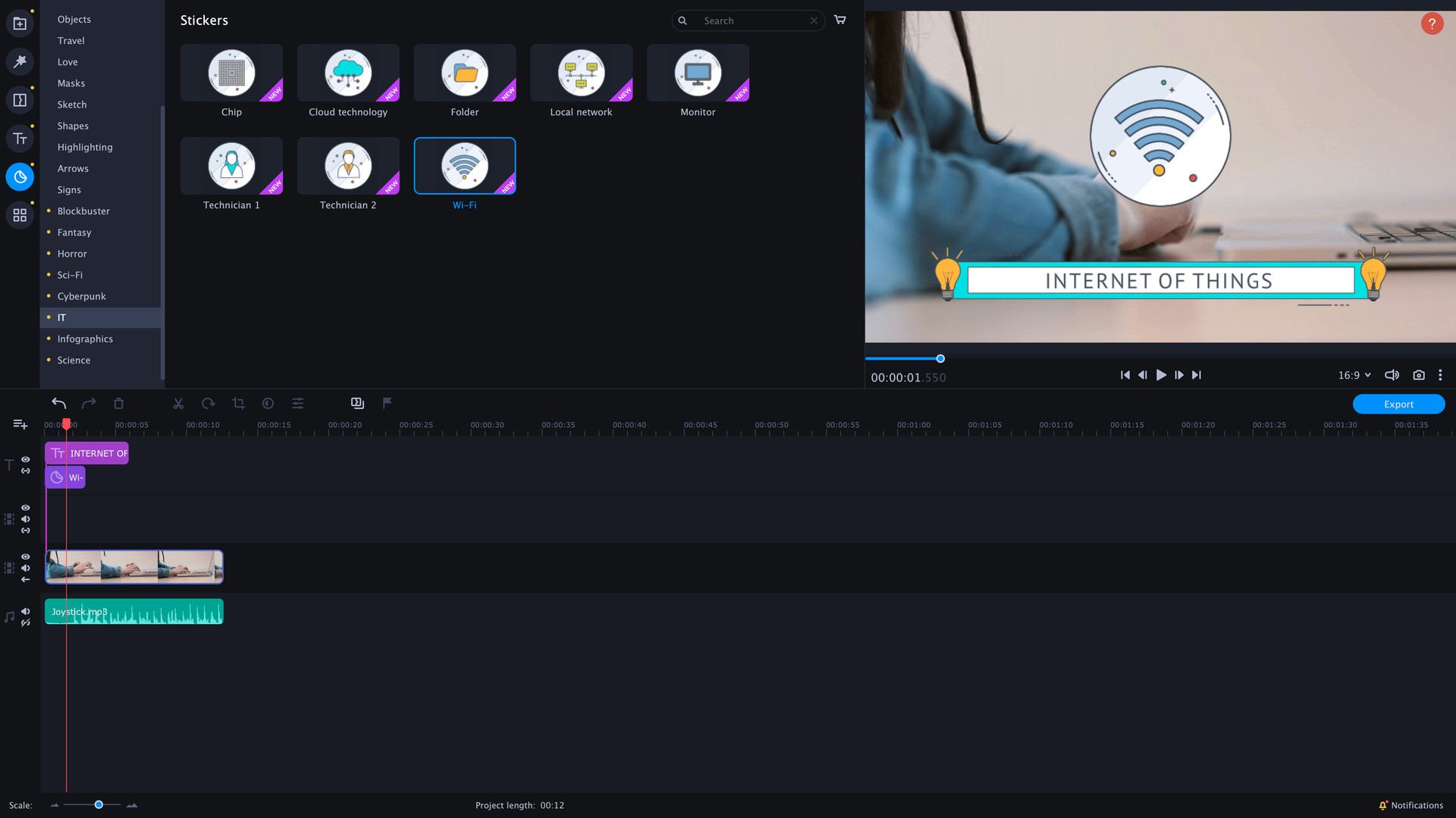 Movavi Video Editor Plus 2021 Effects - Technology Set on Steam