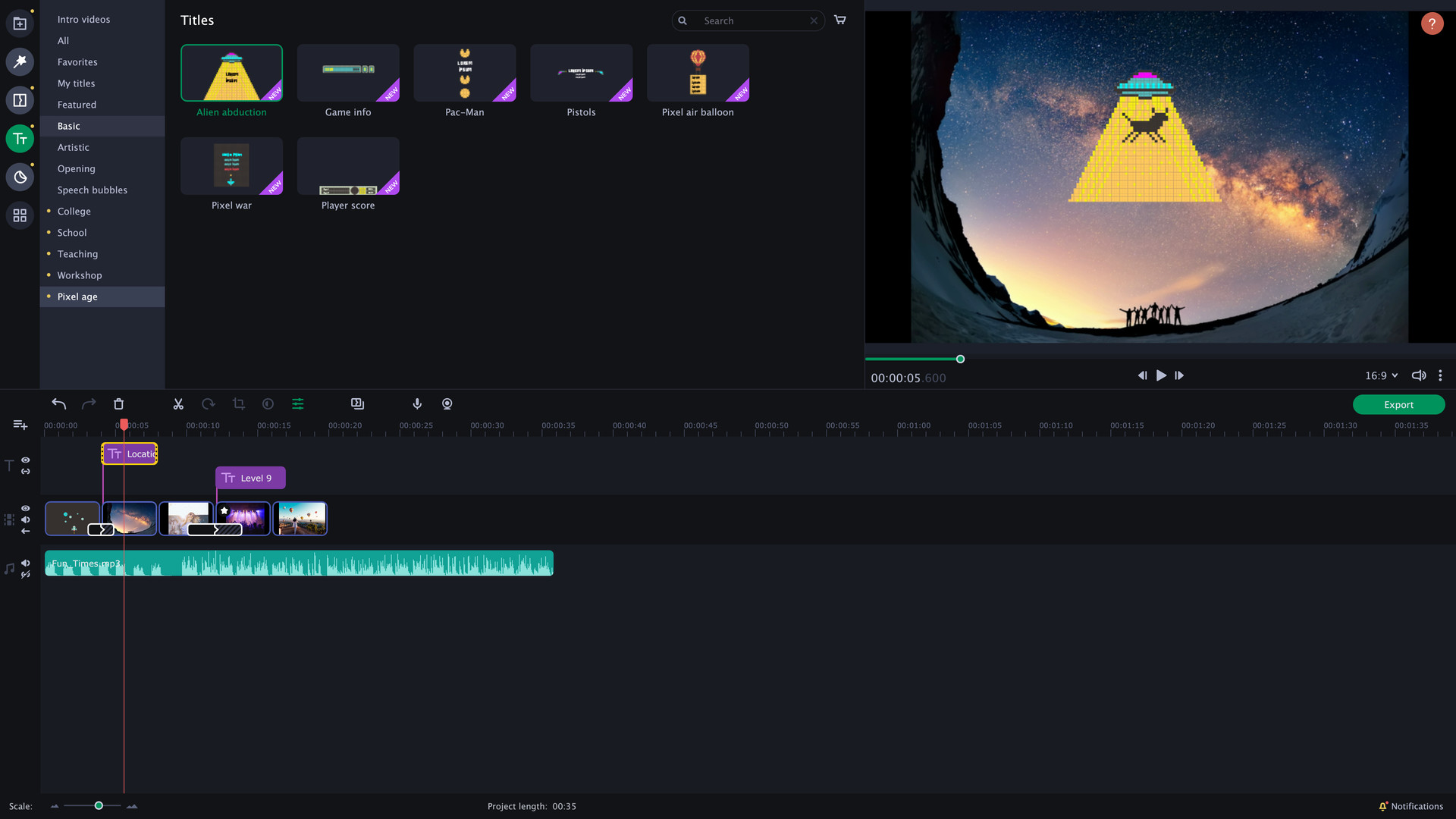 Movavi Slideshow Maker 8 Effects - Pixel Age Pack on Steam