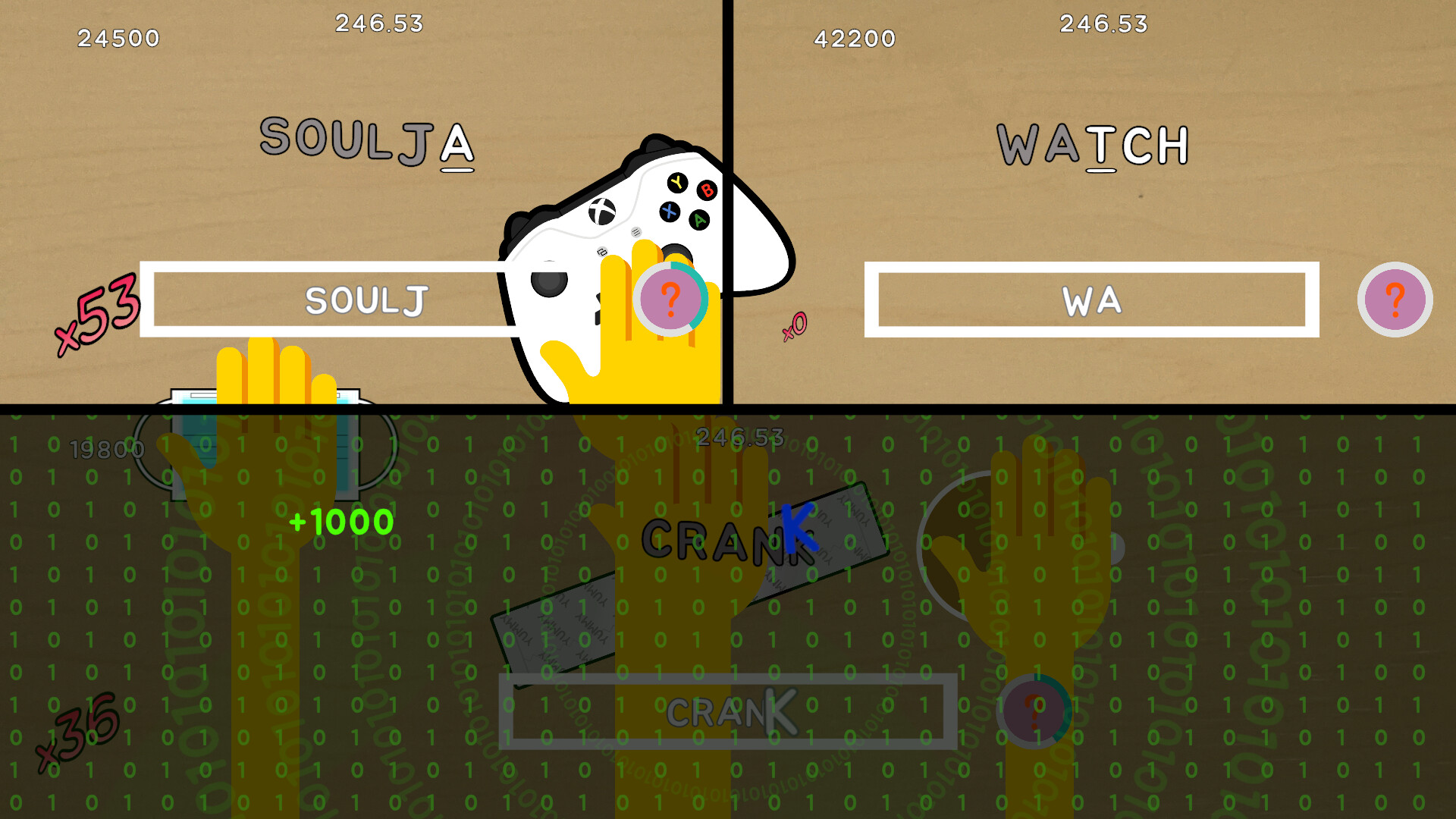 Tricky Typing on Steam