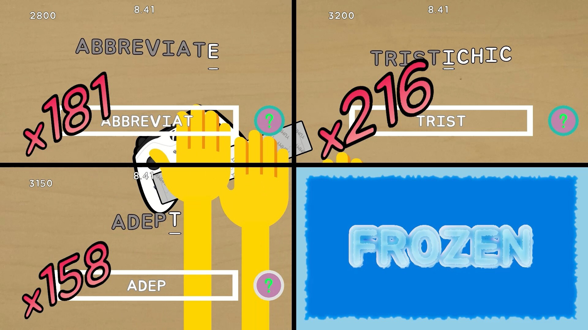 Tricky Typing on Steam