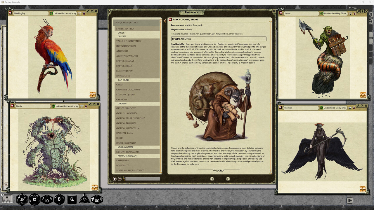 Fantasy Grounds - Pathfinder RPG - Campaign Setting: Inner Sea Bestiary ...