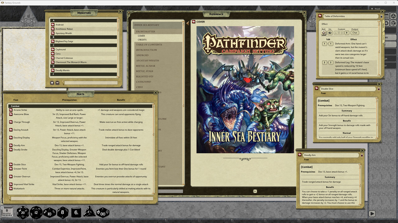 Fantasy Grounds - Pathfinder RPG - Campaign Setting: Inner Sea Bestiary ...