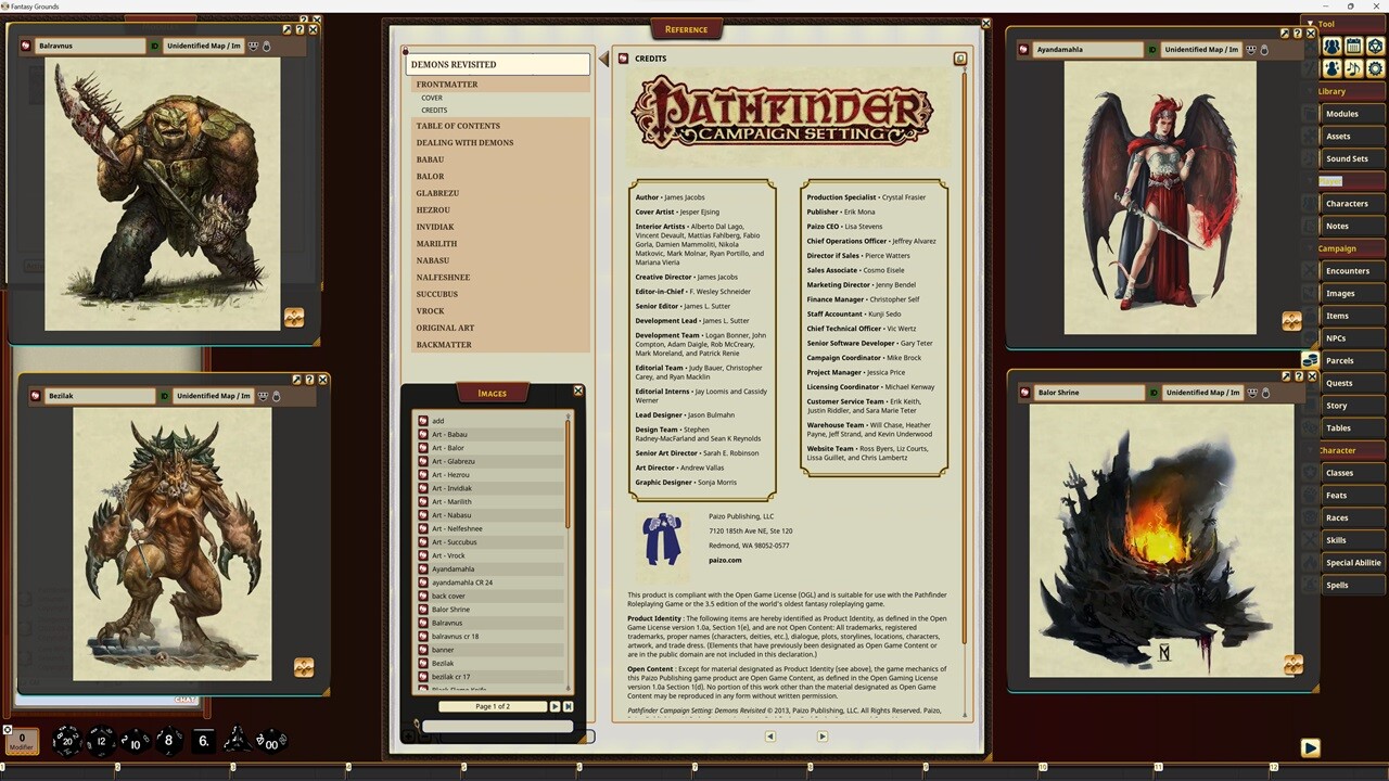 Fantasy Grounds - Pathfinder RPG - Campaign Setting: Demons Revisited ...