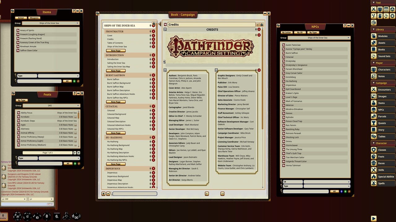 Fantasy Grounds - Pathfinder RPG - Campaign Setting: Ships of the Inner ...