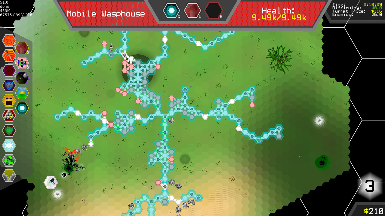 Role of Hex on Steam