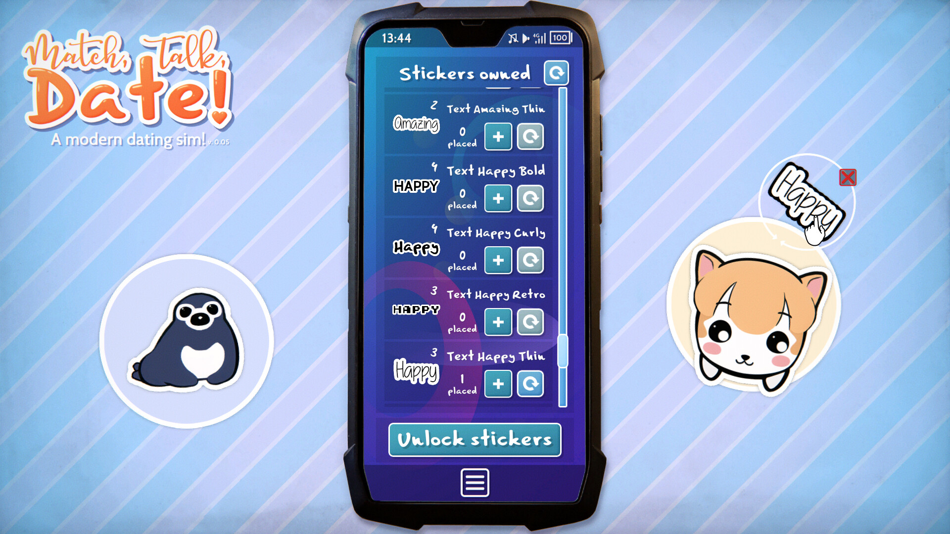 Match, Talk, Date! - A modern dating sim! on Steam