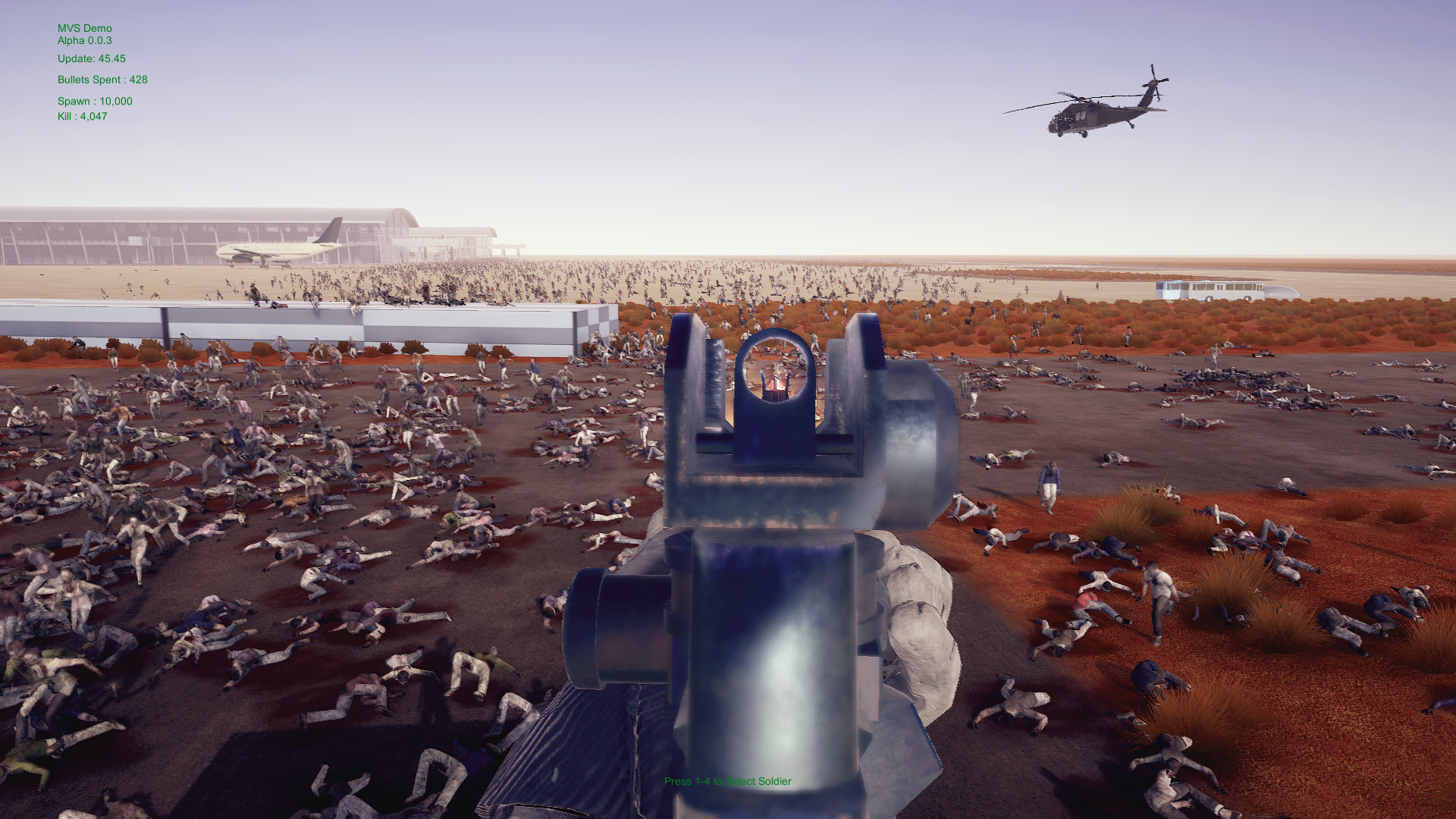 Minigun VS Swarms of the Zombie Apocalypse Simulator on Steam