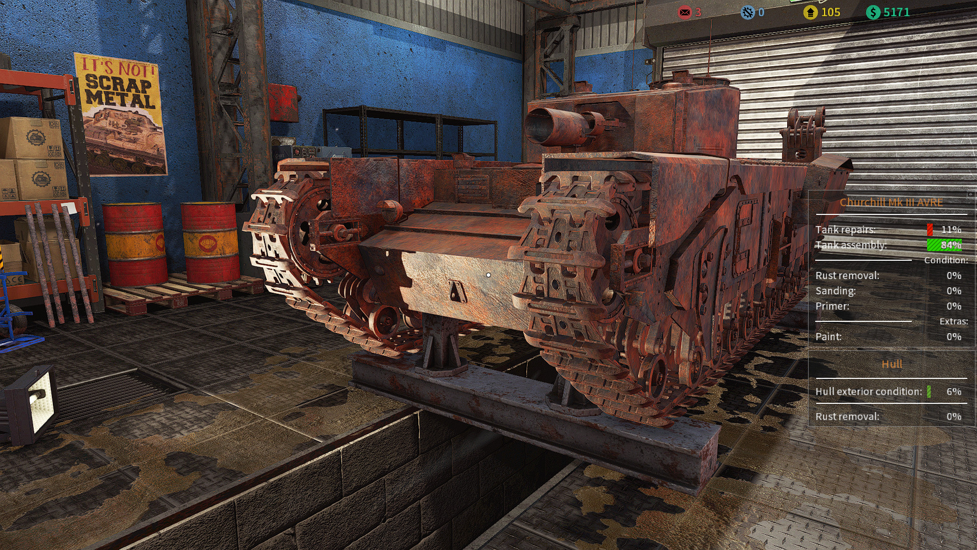 Save 30% on Tank Mechanic Simulator - First Supply DLC on Steam