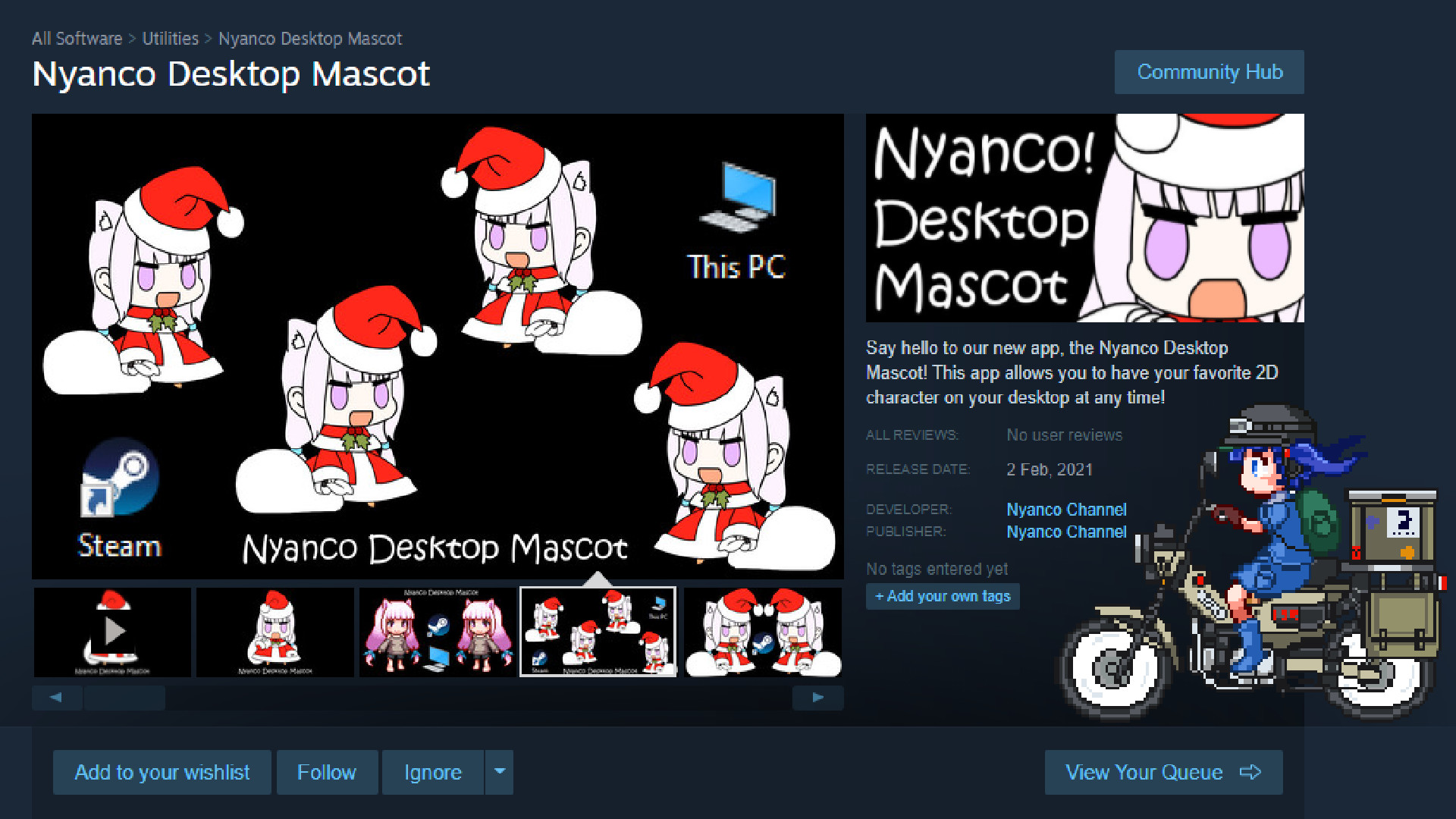 Nyanco Desktop Mascot on Steam
