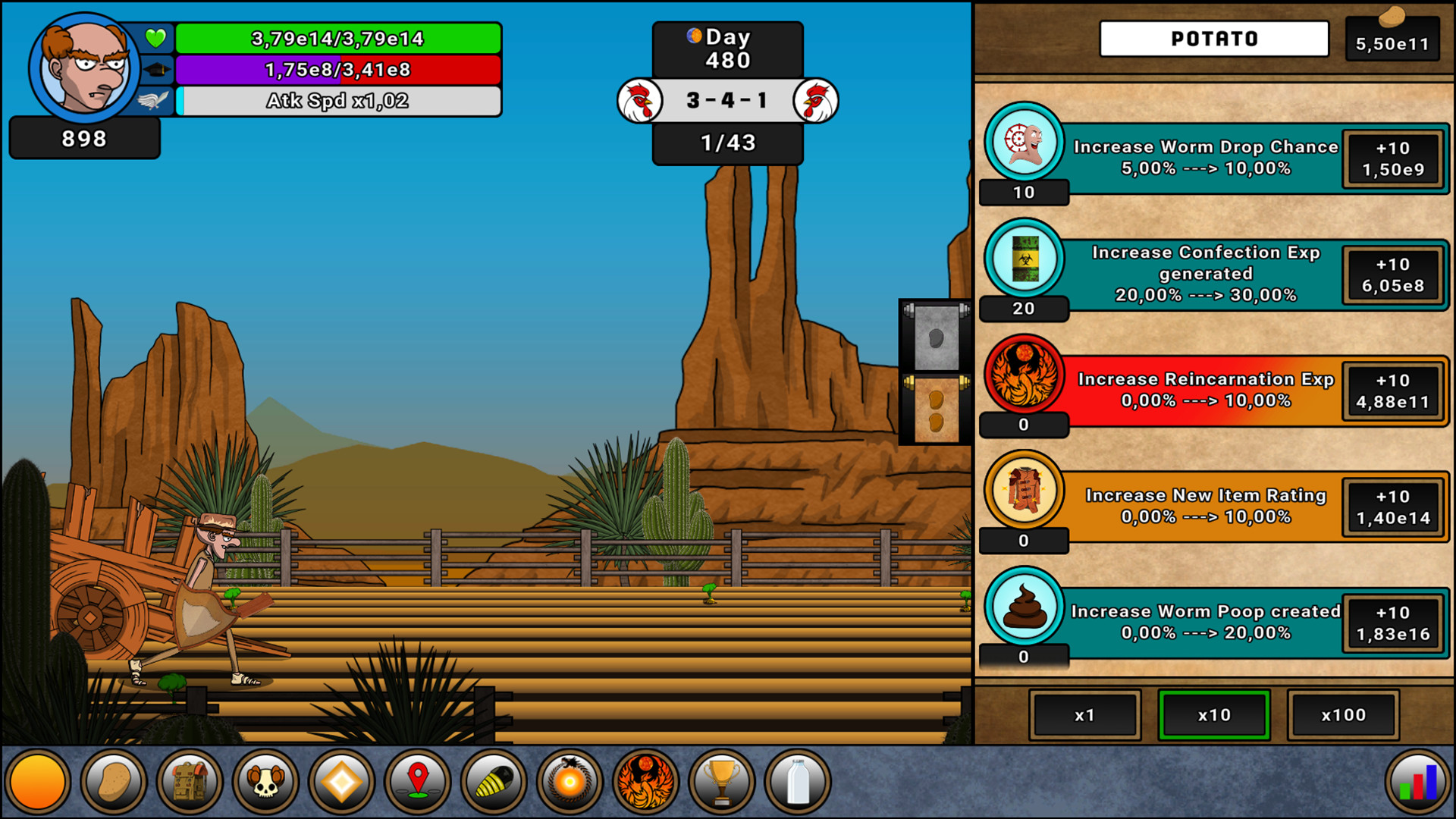 Farmer Against Potatoes Idle on Steam
