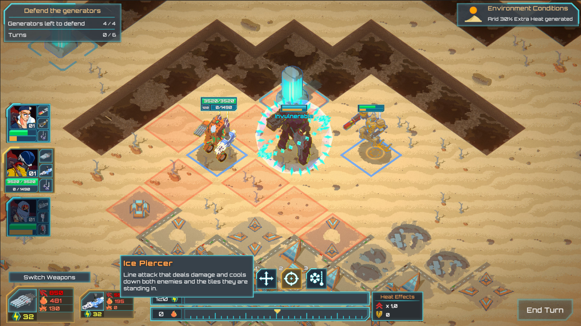 Ignited Steel: Mech Tactics on Steam