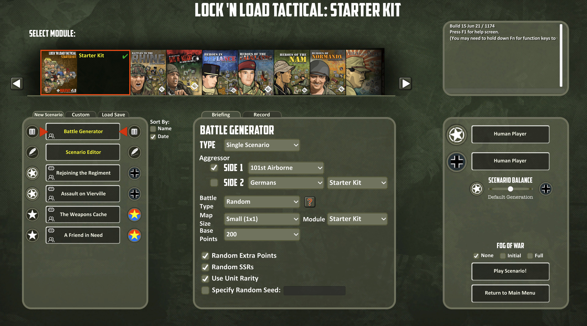 Lock 'n Load Tactical Digital: Battle Generator & Editor on Steam