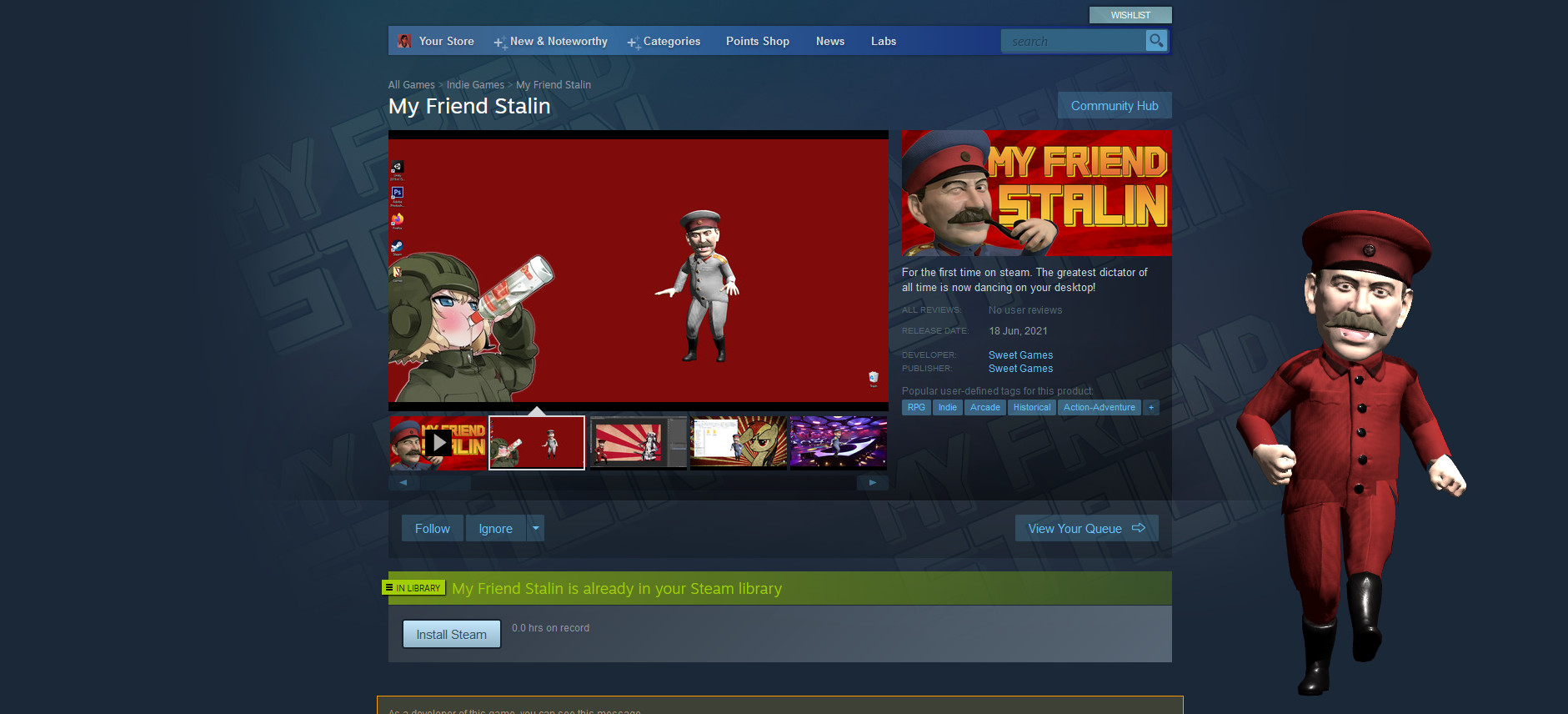 My Friend Stalin on Steam