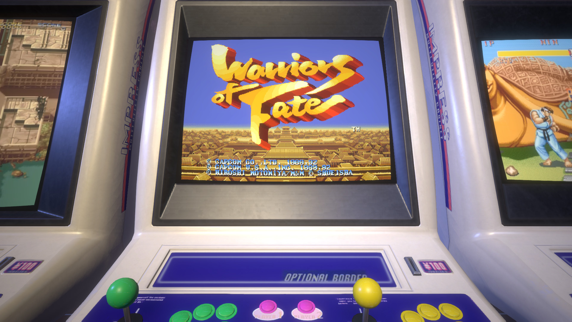 Warriors Of Fate Arcade