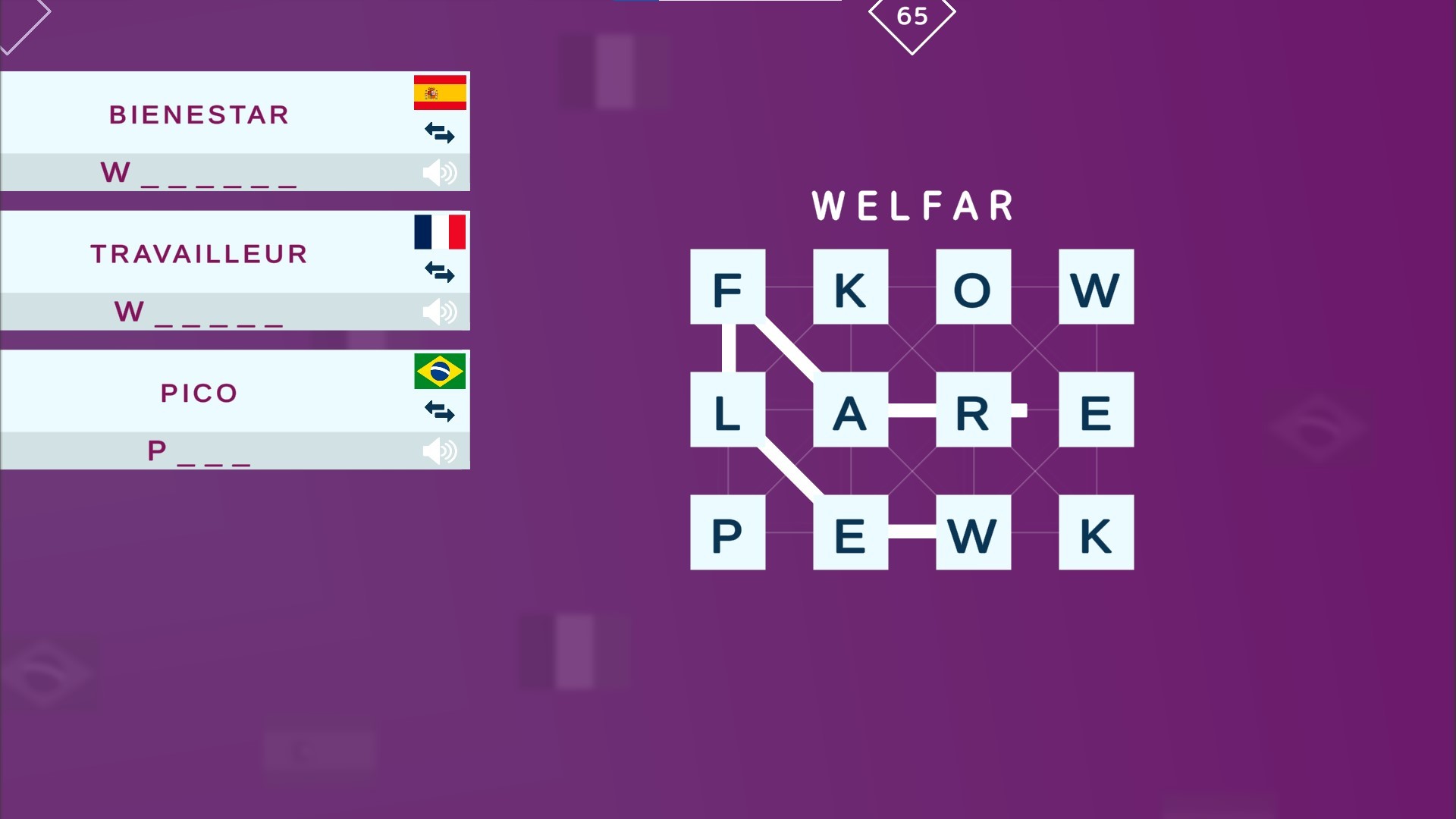 Mini Words: Polyglot on Steam