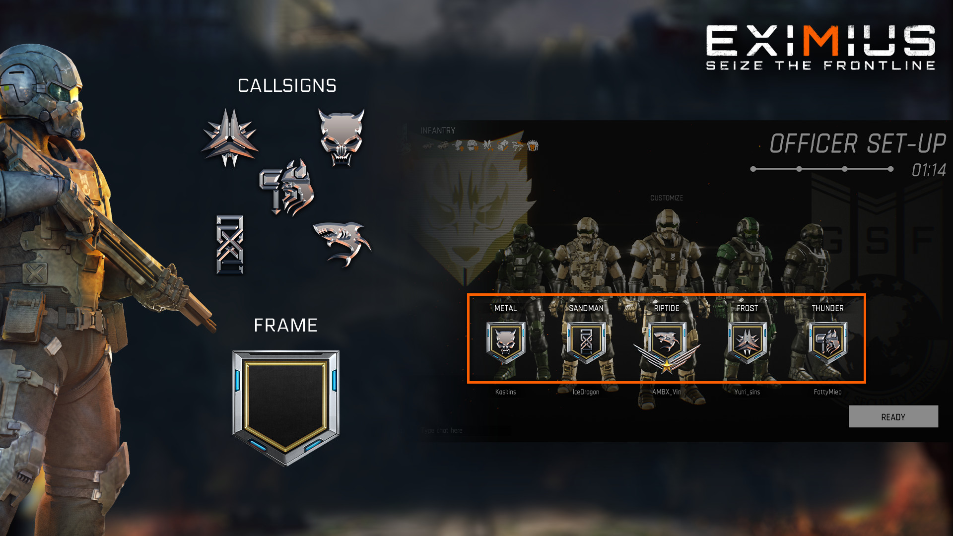 Eximius Exclusive Callsign Pack - The Hardened on Steam