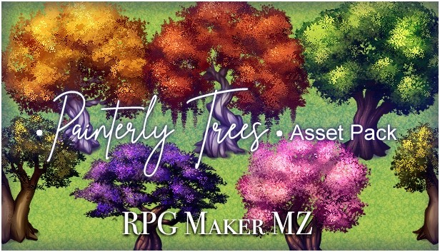 RPG Maker MZ - Painterly Trees Asset Pack on Steam