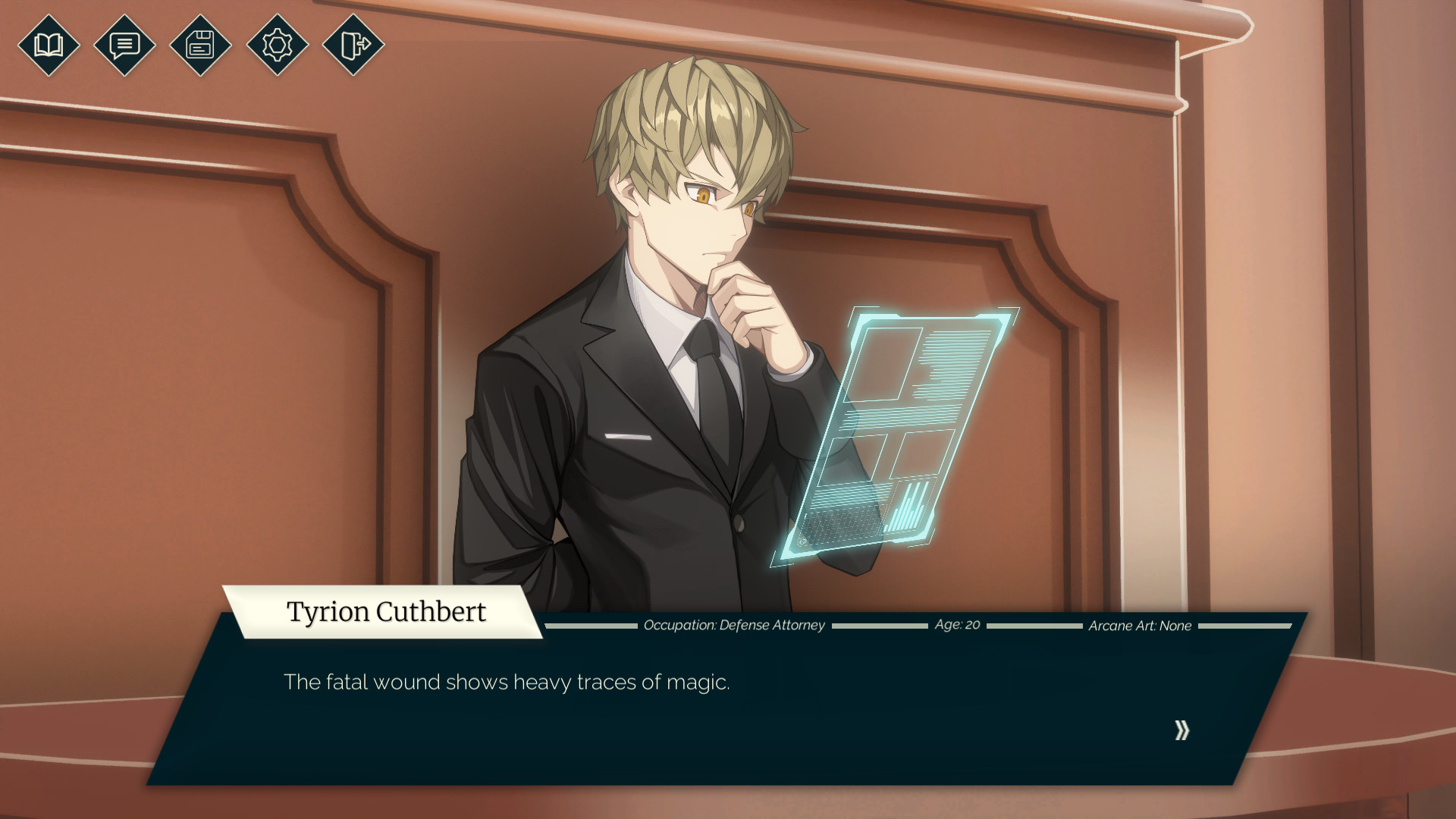 Tyrion Cuthbert: Attorney of the Arcane on Steam