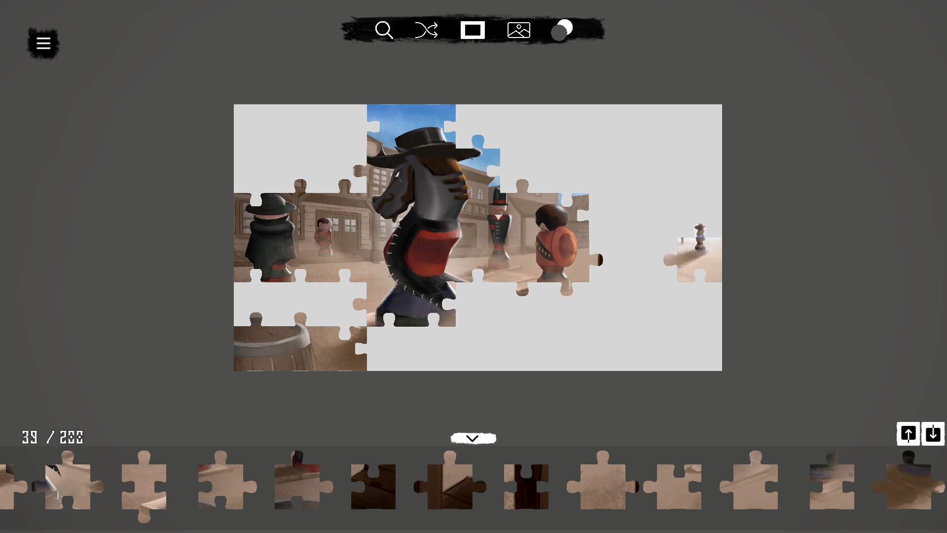 Jessie 'Boom' James - a jigsaw chess tale on Steam