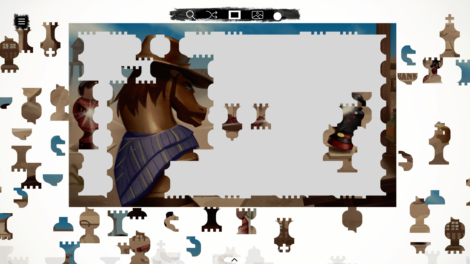 Jessie 'Boom' James - a jigsaw chess tale on Steam