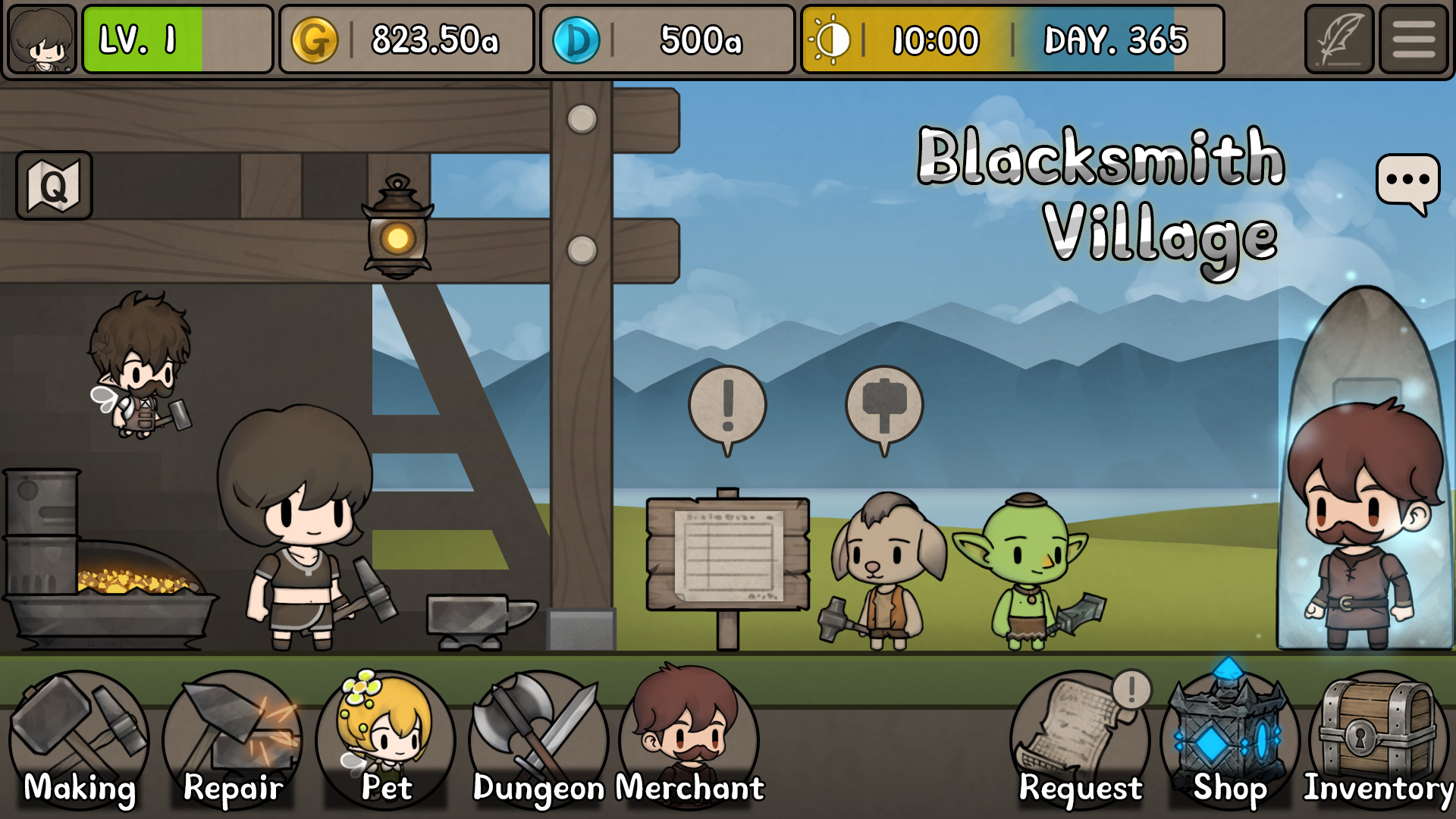 Blacksmith Village on Steam