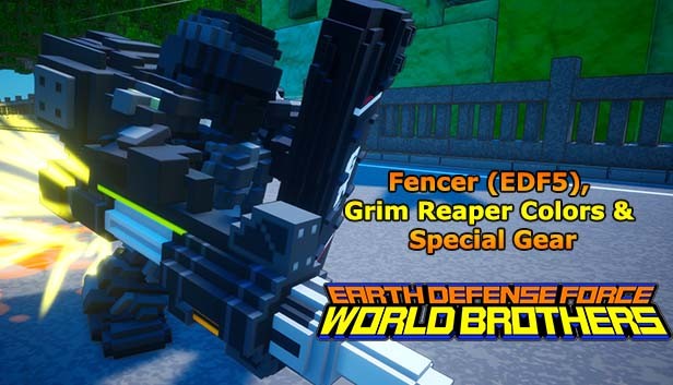EARTH DEFENSE FORCE: WORLD BROTHERS - Fencer (EDF5), Grim Reaper Colors ...