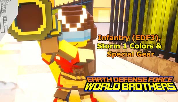 EARTH DEFENSE FORCE: WORLD BROTHERS - Infantry (EDF3), Storm 1 Colors ...