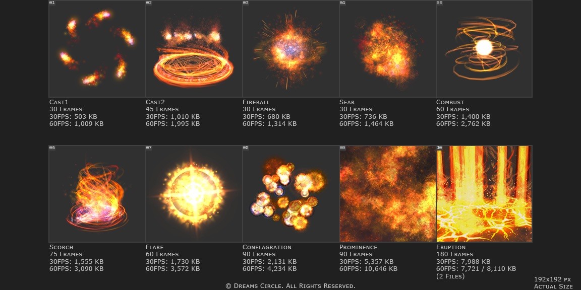 RPG Maker MZ - Animations Select - Fire on Steam
