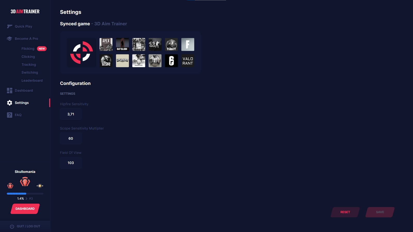 3D Aim Trainer on Steam