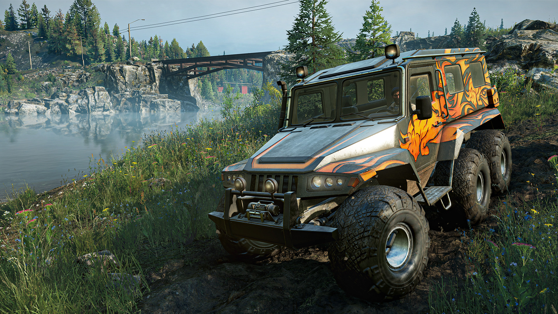 SnowRunner - Burning Bright Vinyl Wrap Pack on Steam