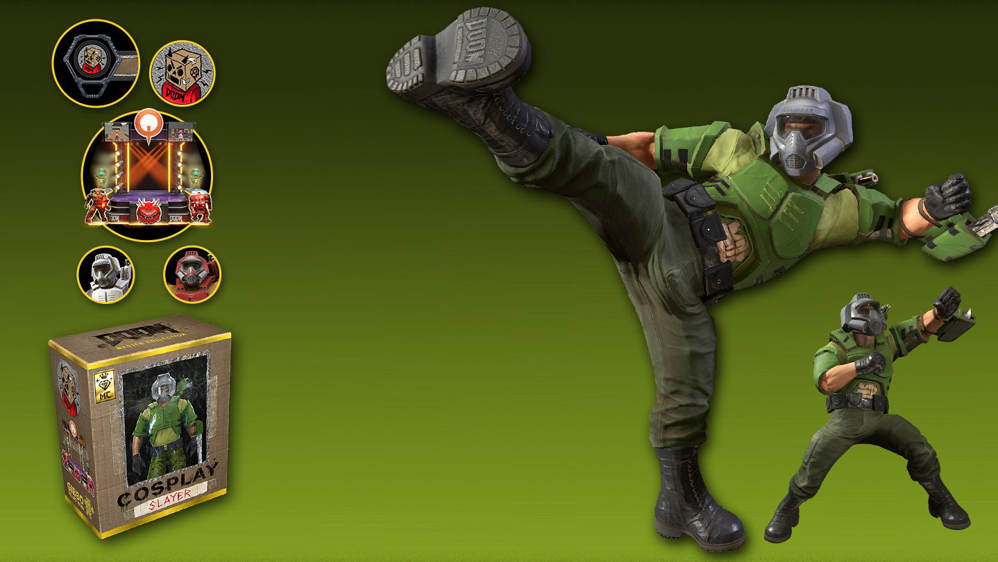 DOOM Eternal: Cosplay Slayer Master Collection Cosmetic Pack Price ...