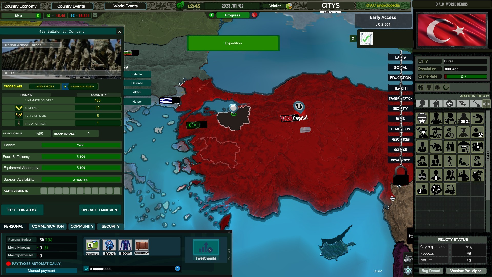 O.A.C - World Begins on Steam