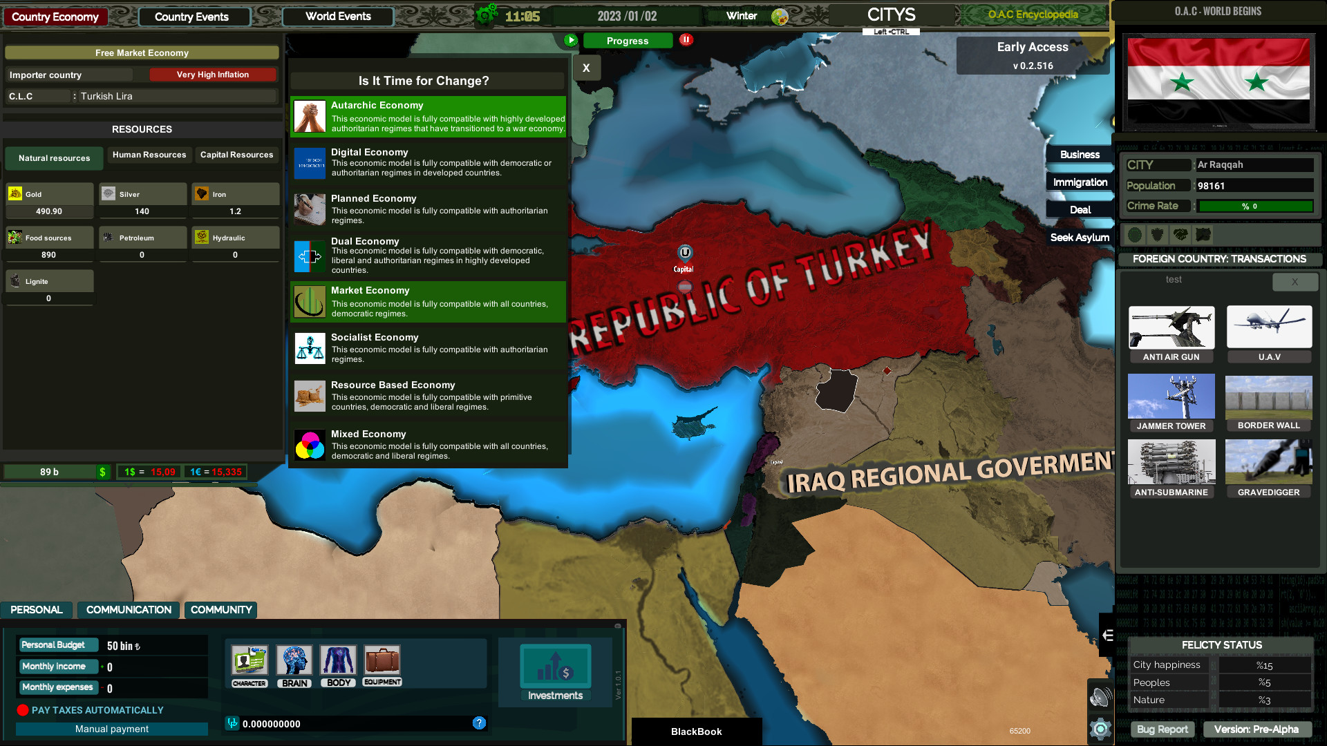 O.A.C - World Begins on Steam