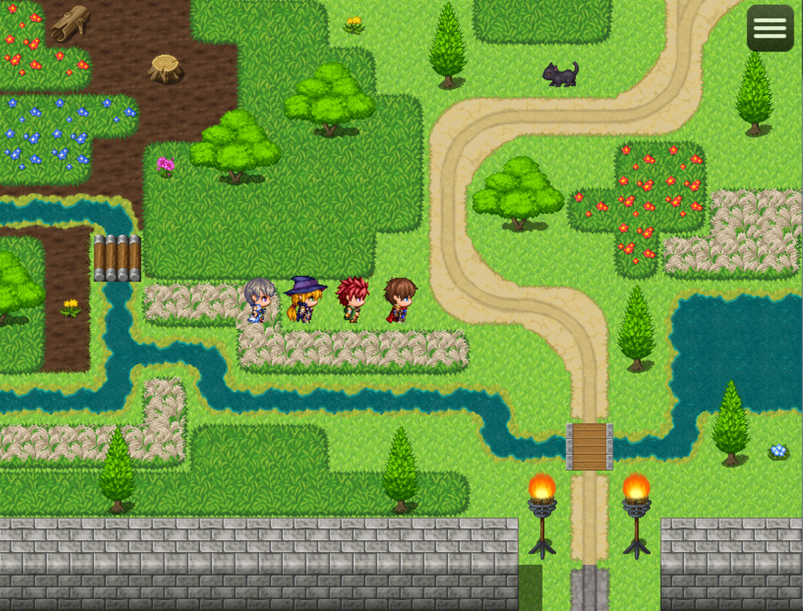 RPG Maker MV - Winding Road and Grassland Tileset Screenshots · SteamDB