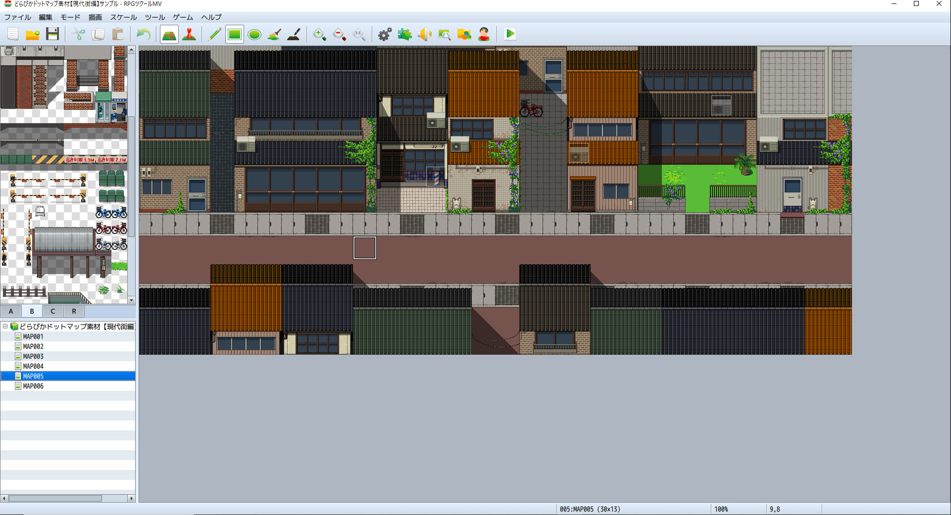RPG Maker MV - DorapixelMapChips - Modern JP di Steam