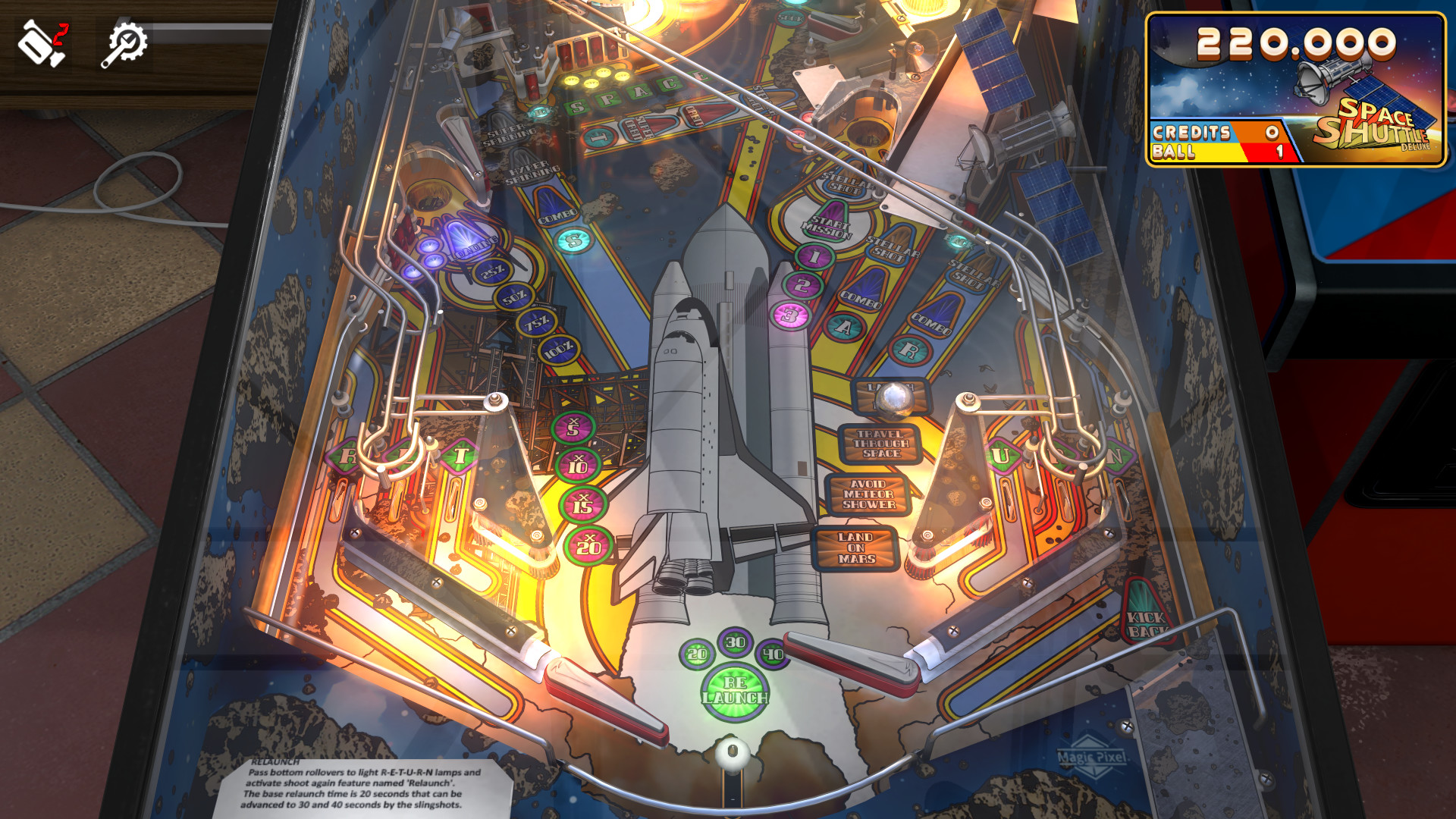 Zaccaria Pinball - Space Shuttle Deluxe Pinball Table on Steam