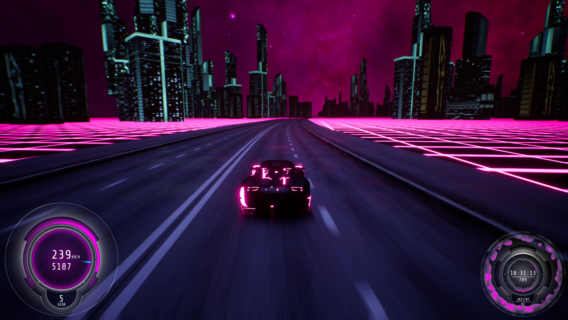 Synthwave Burnout on Steam