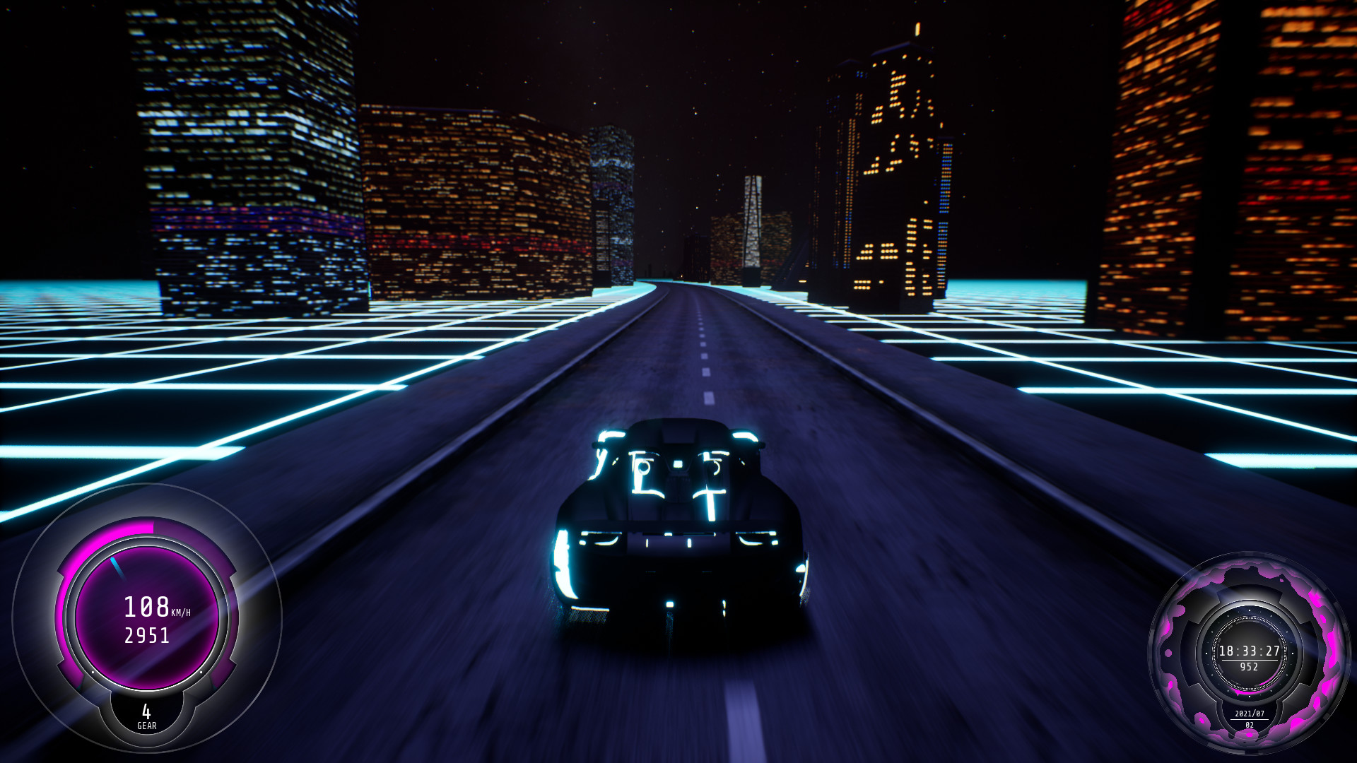 Synthwave Burnout on Steam
