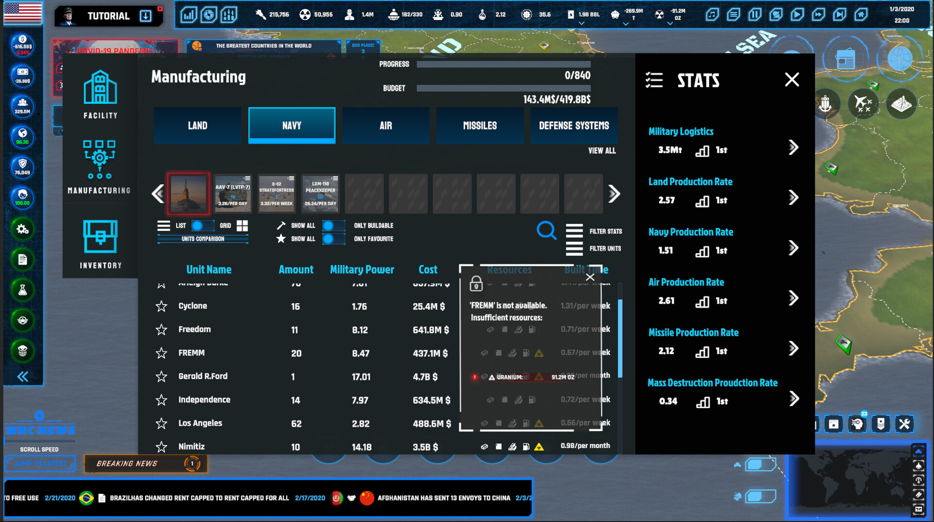 World Warfare & Economics on Steam