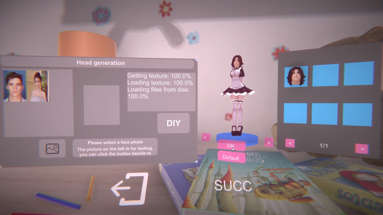 Foot washing and massage for DIY girls on Steam