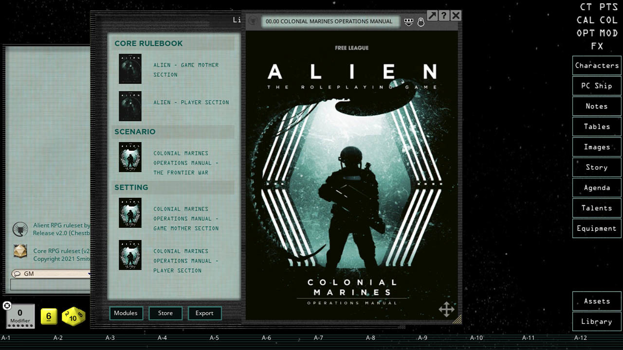 Fantasy Grounds - Colonial Marines Operations Manual on Steam