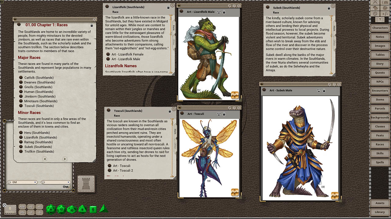Save 25% on Fantasy Grounds - Southlands Player's Guide for 5th Edition ...