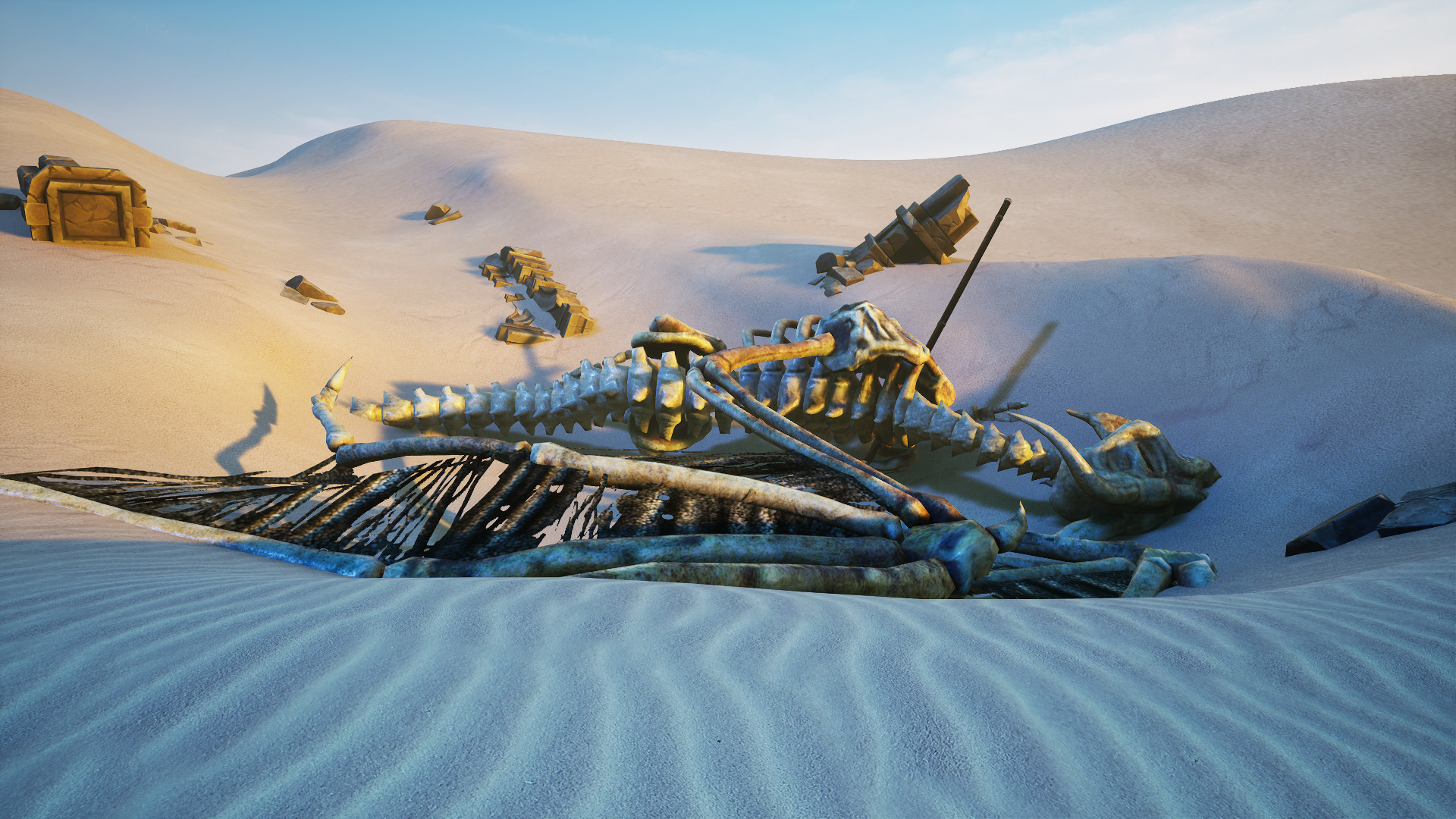 Krayt Dragon Skeleton