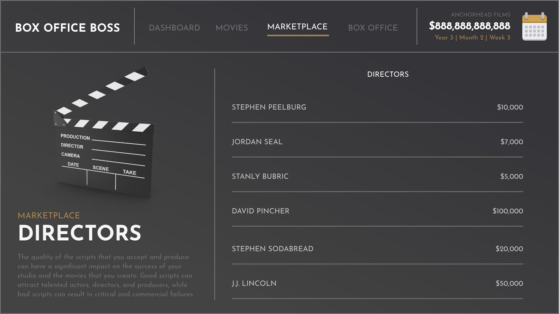 Box Office Boss on Steam